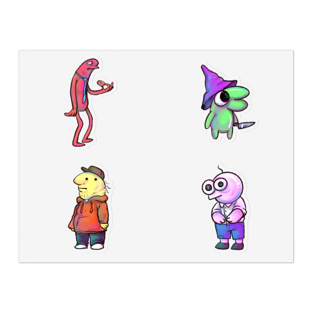 Smiling Friends Sticker Sheets - Etsy