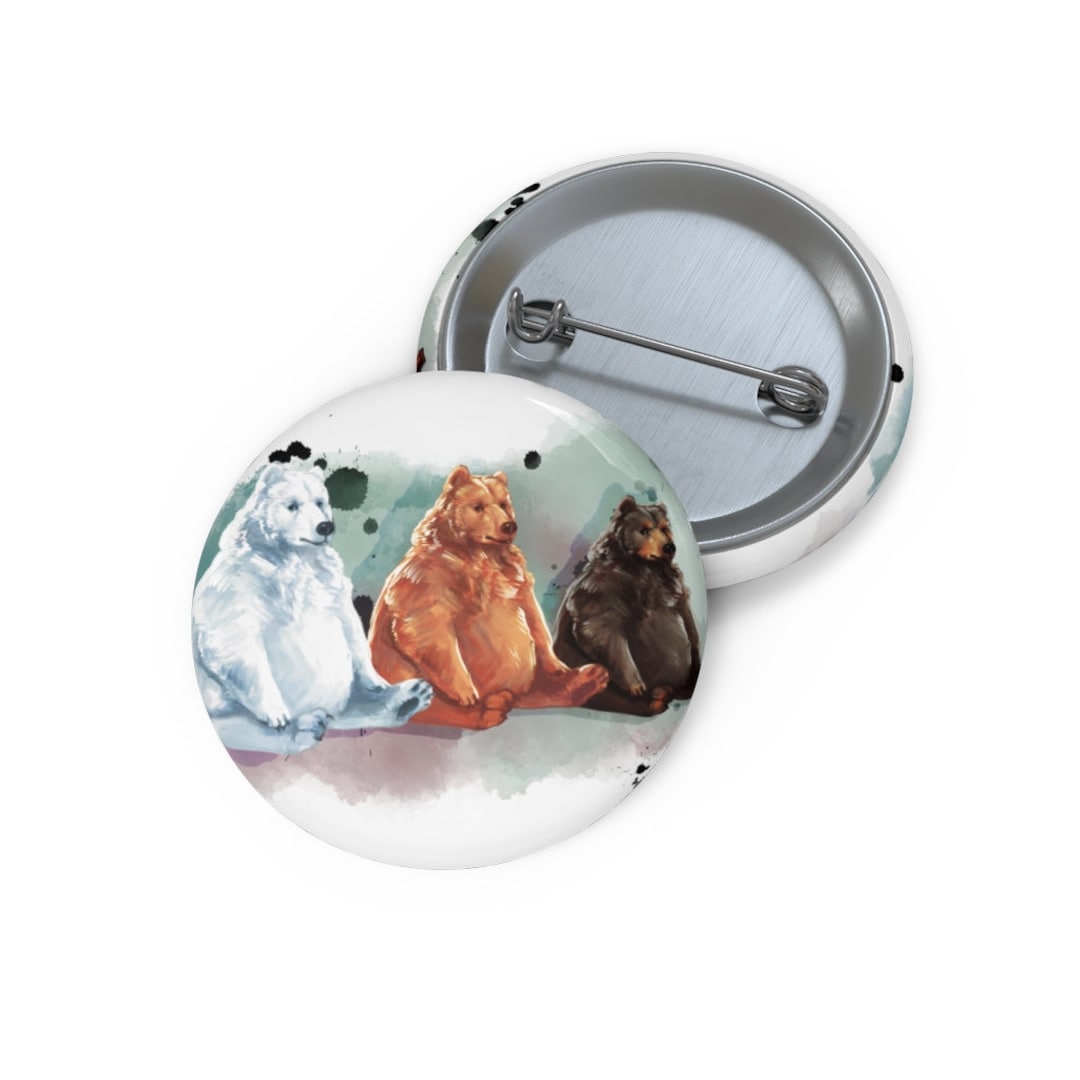 Three Big Bears Pin - Etsy