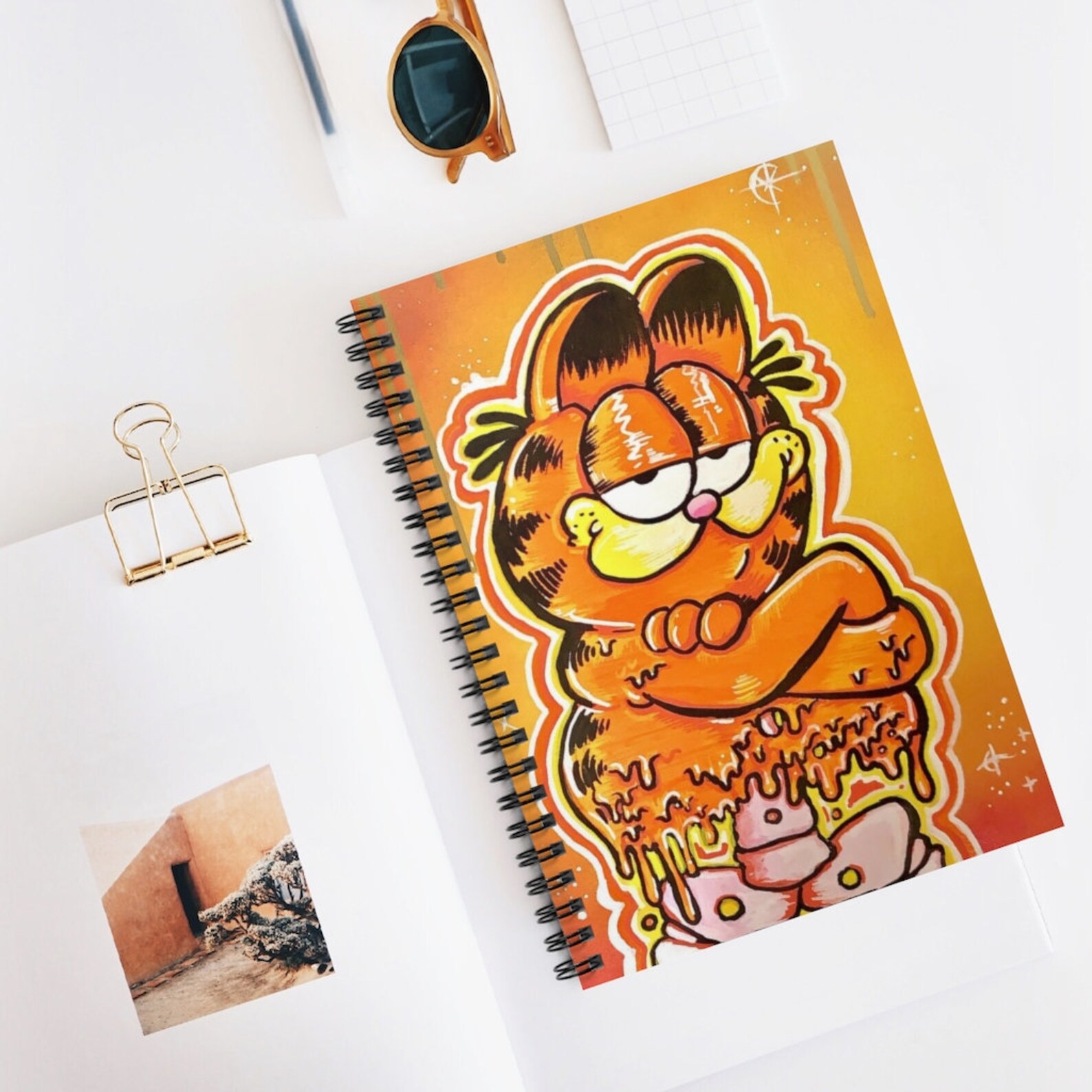 Garfield Pop Art Notebook - Etsy