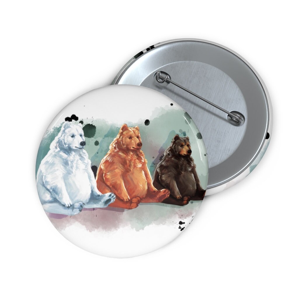 Three Big Bears Pin - Etsy