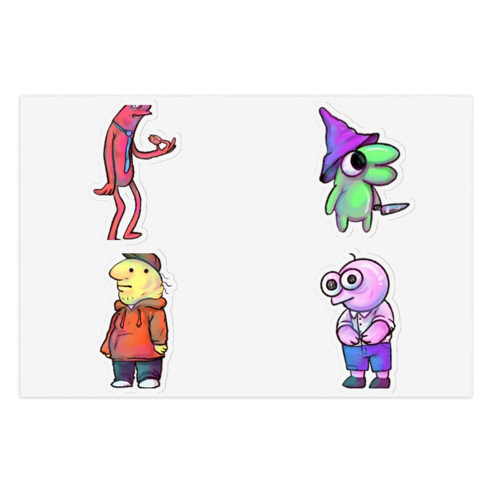 Smiling Friends Sticker Sheets - Etsy