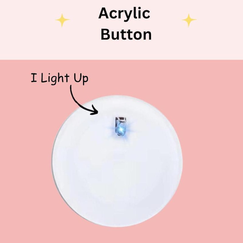 Light up Pins to Wear - Etsy