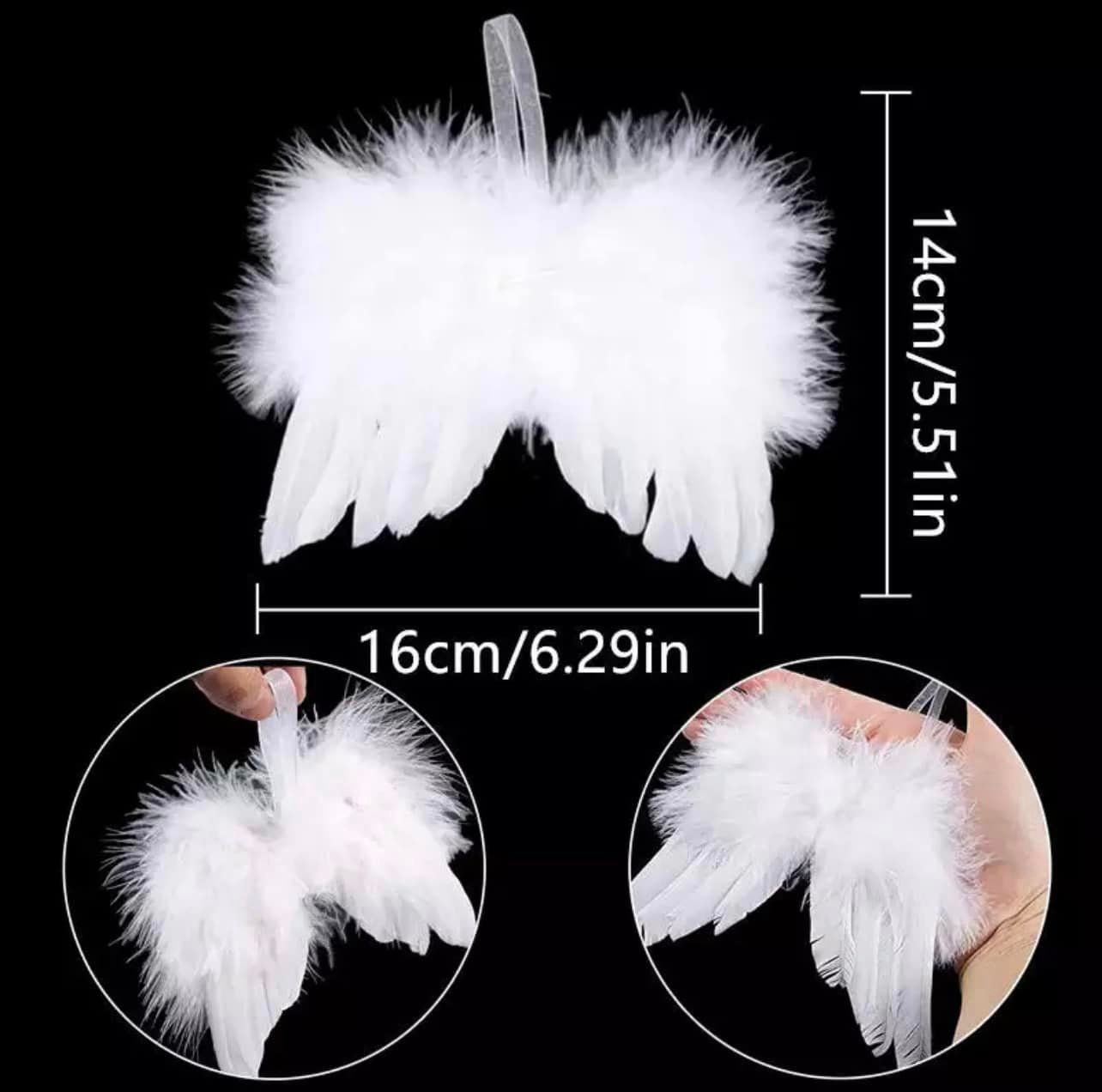 Sublimation Angel Wing Memorial Ornament |sublimation Ornament ...