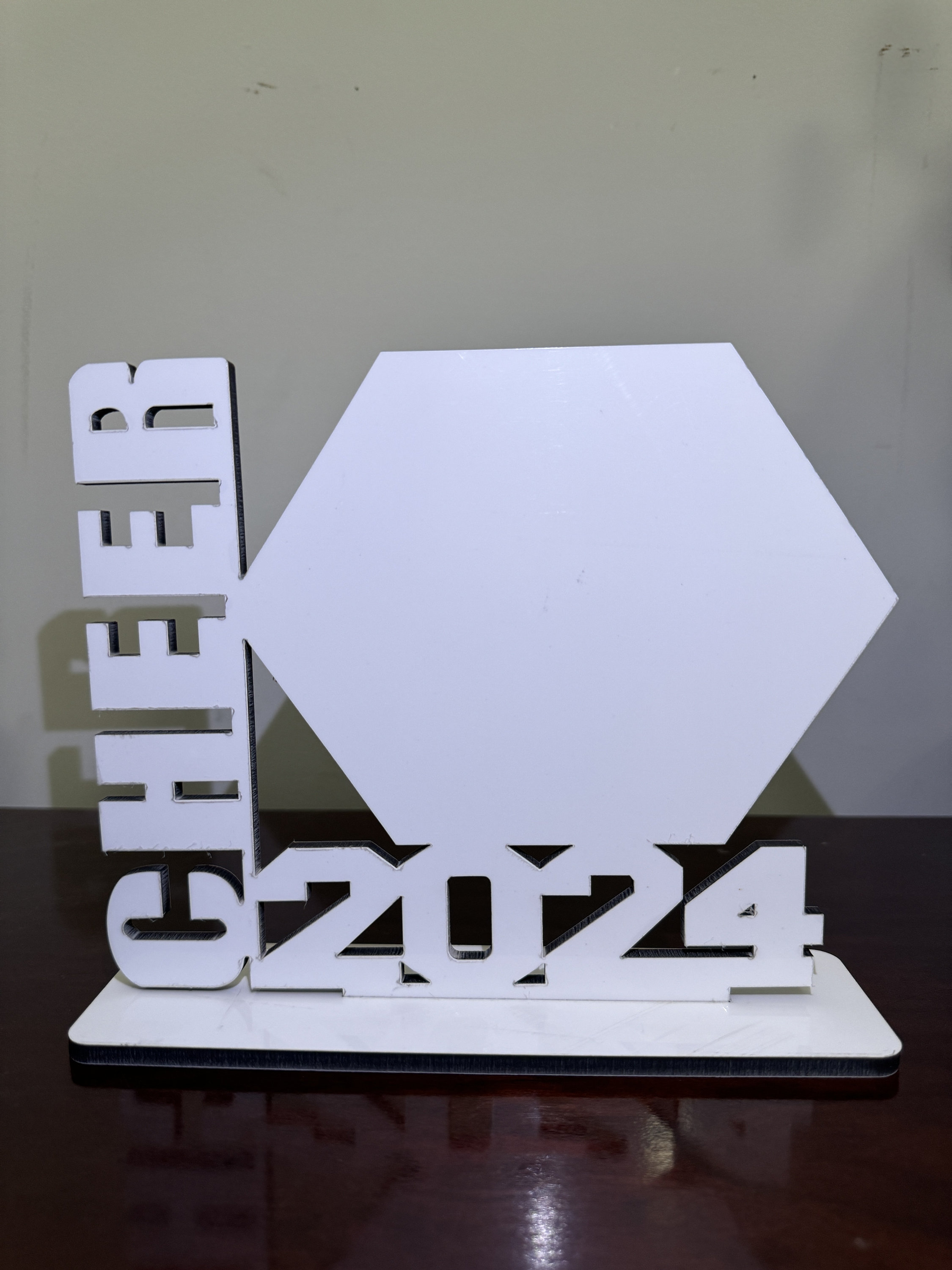 Cheer 2024 Photo Frame Sublimation Blank Cheer 2024 Plaque 2024 Plaque ...
