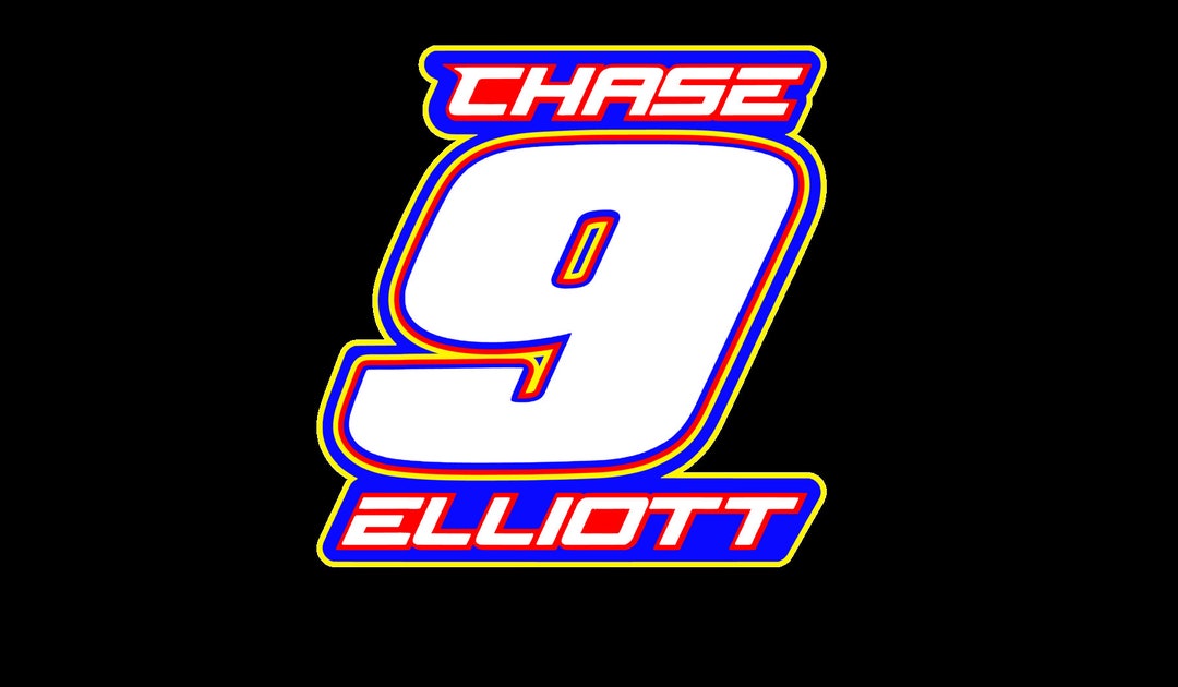Chase Elliot 9 Decal, Car Decal, Can Be Used for Cut File, Layers - Etsy