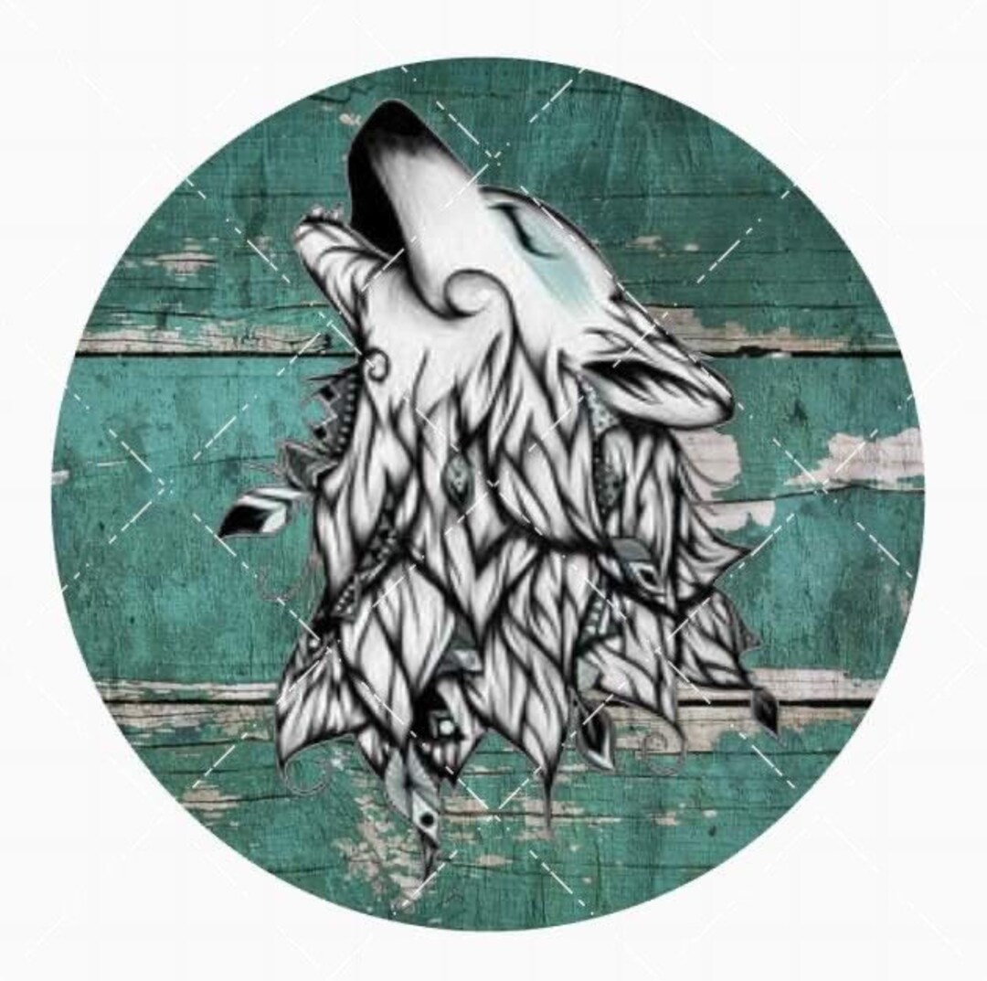 Wolf Clock Background Digital SVG, PNG - Etsy