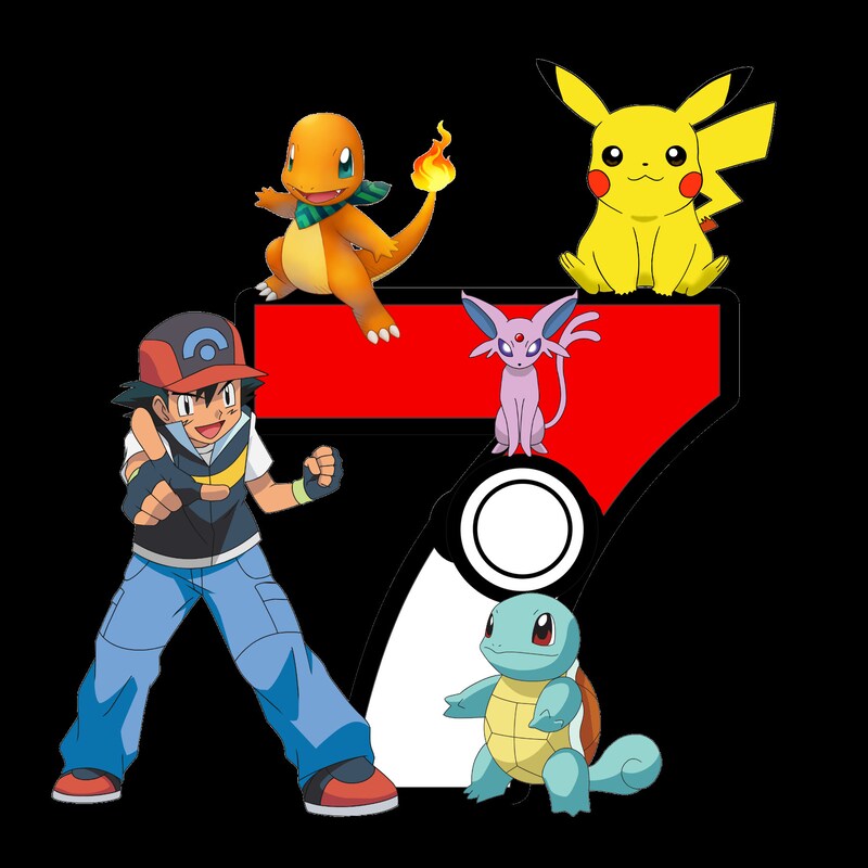 7th Birthday Pikachu - Etsy