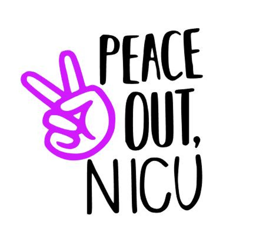 Peace Out Nicu Digital File - Etsy