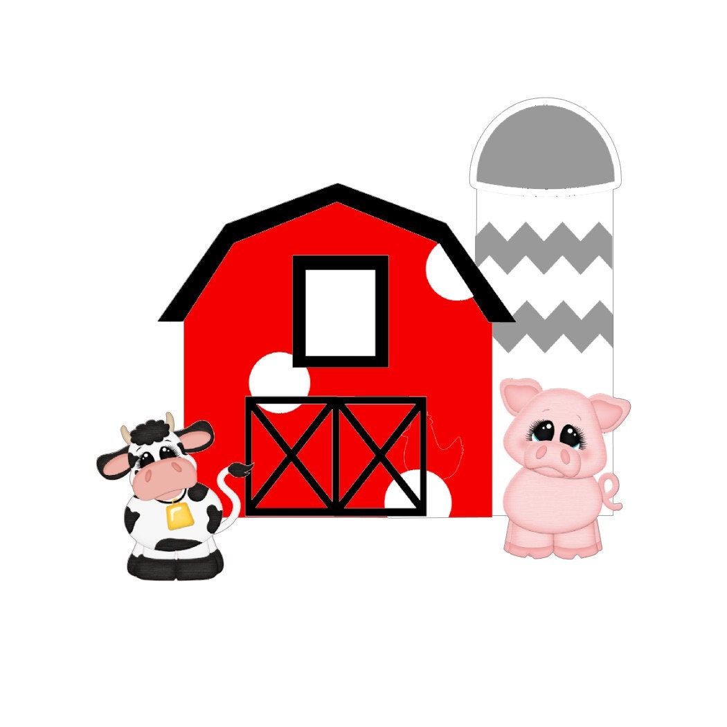 Farm House, Clip Art, Png - Etsy