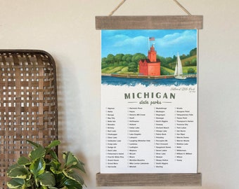 Michigan State Park Signs - Etsy