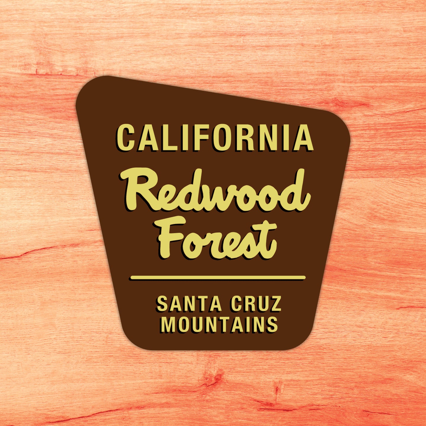 Redwood Forest Sticker - Etsy