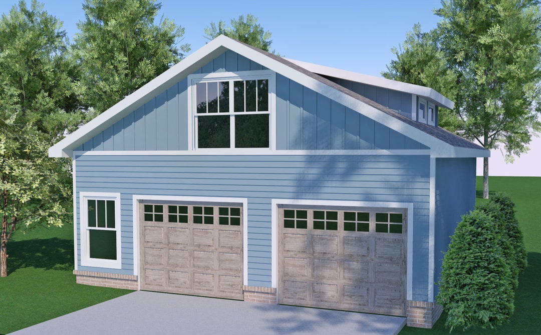 Detached Garage With 1 Bedroom Apartment Above 26.5'x28' - With ...