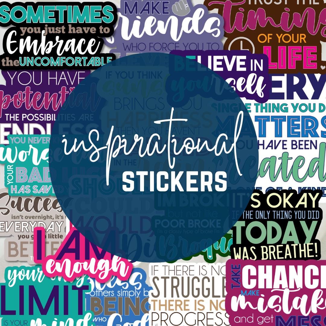 Printable Stickers. Print and Cut Stickers. Digital Download Stickers ...