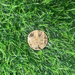 Hand Crafted Golf Marker Set of 6 - Etsy