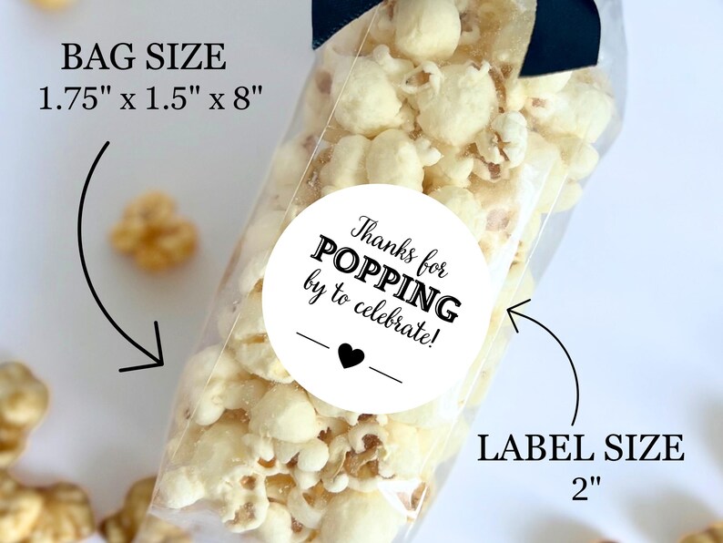 Thanks for Popping By! Popcorn Party Favors, Popcorn Snacks, Popcorn ...