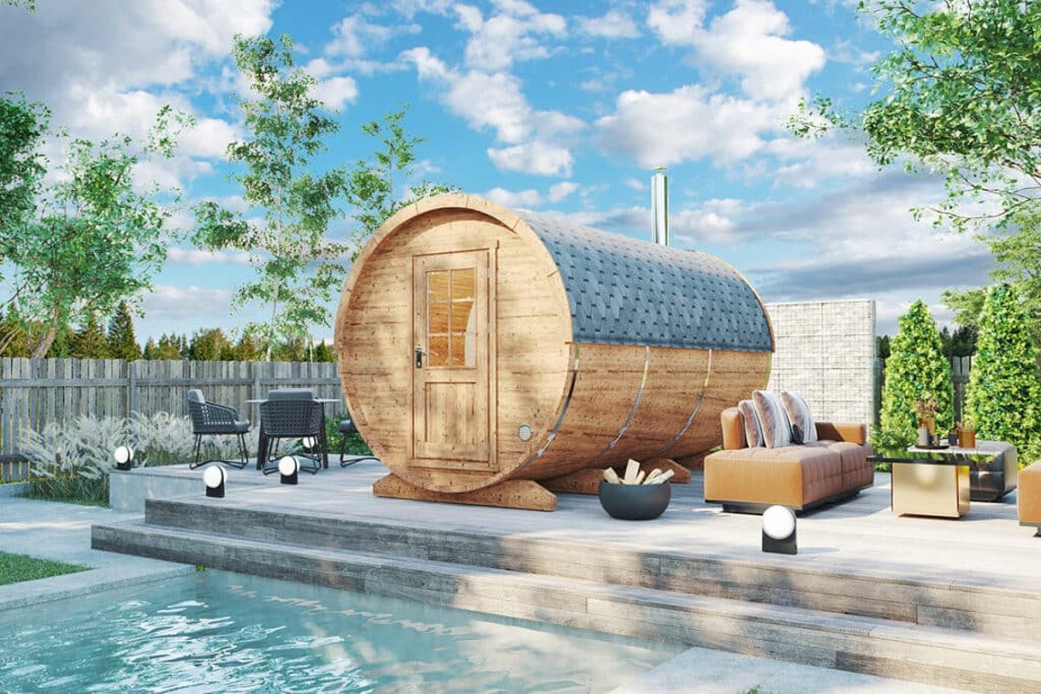 Large Barrel Sauna Diy Build Plans 6 People Etsy