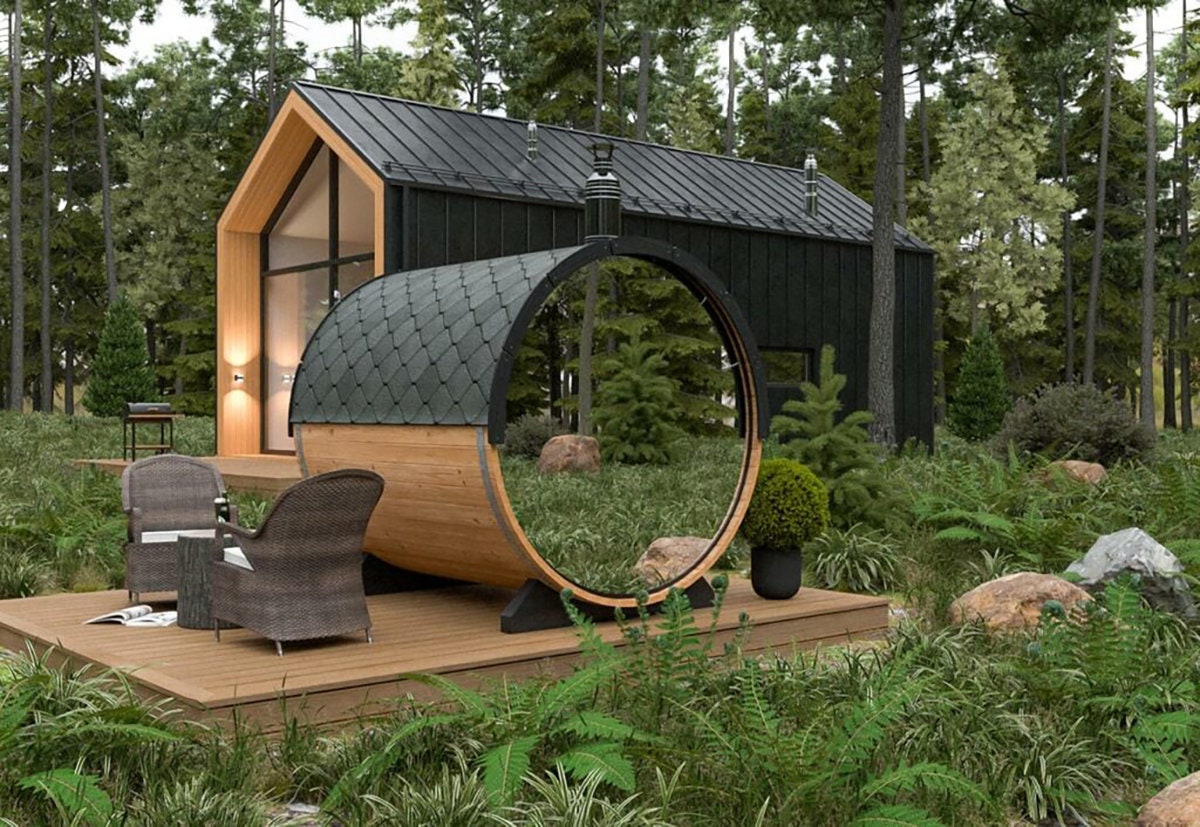 Small Barrel Sauna DIY Build Plans - 2 People - Etsy