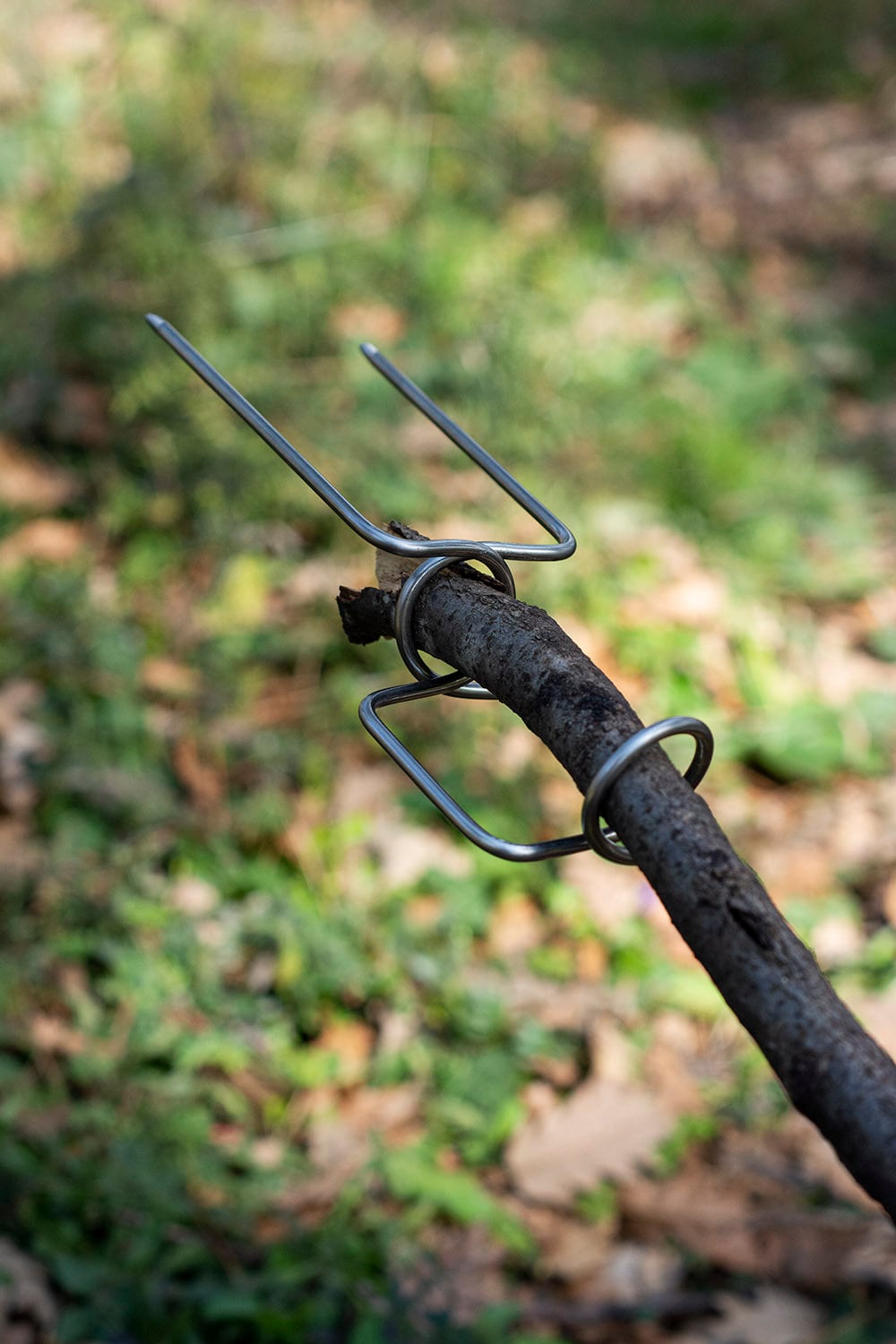 Campfire Cooking Skewer Fork, Bushcraft, Camping, Marshmallow, Easy ...