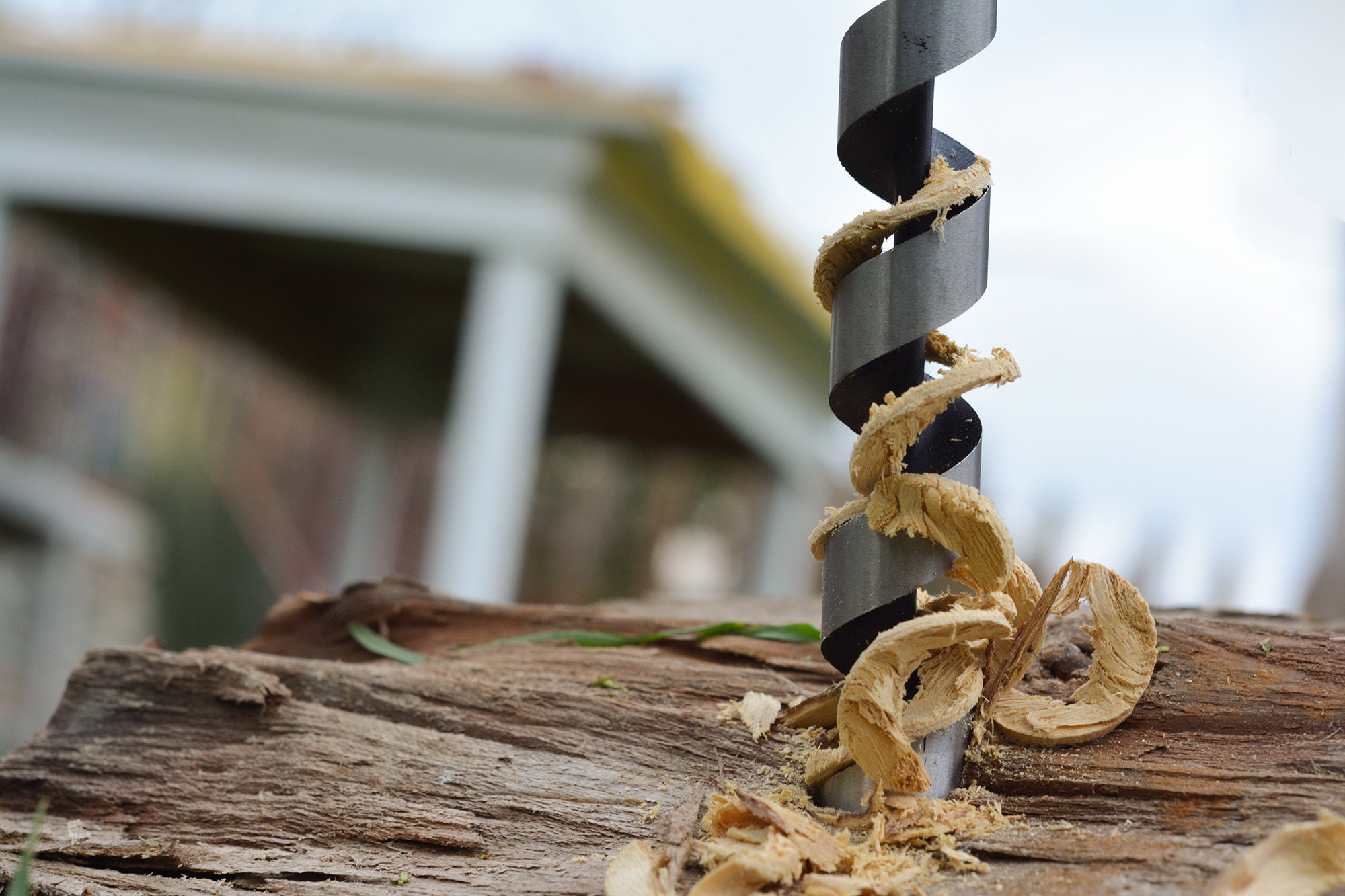 Bushcraft Auger With Beewaxed Canvas Waterproof Case / Drilling ...
