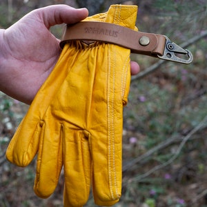 Bushcraft Genuine Calf Leather Gloves - Durable and Long Lasting ...