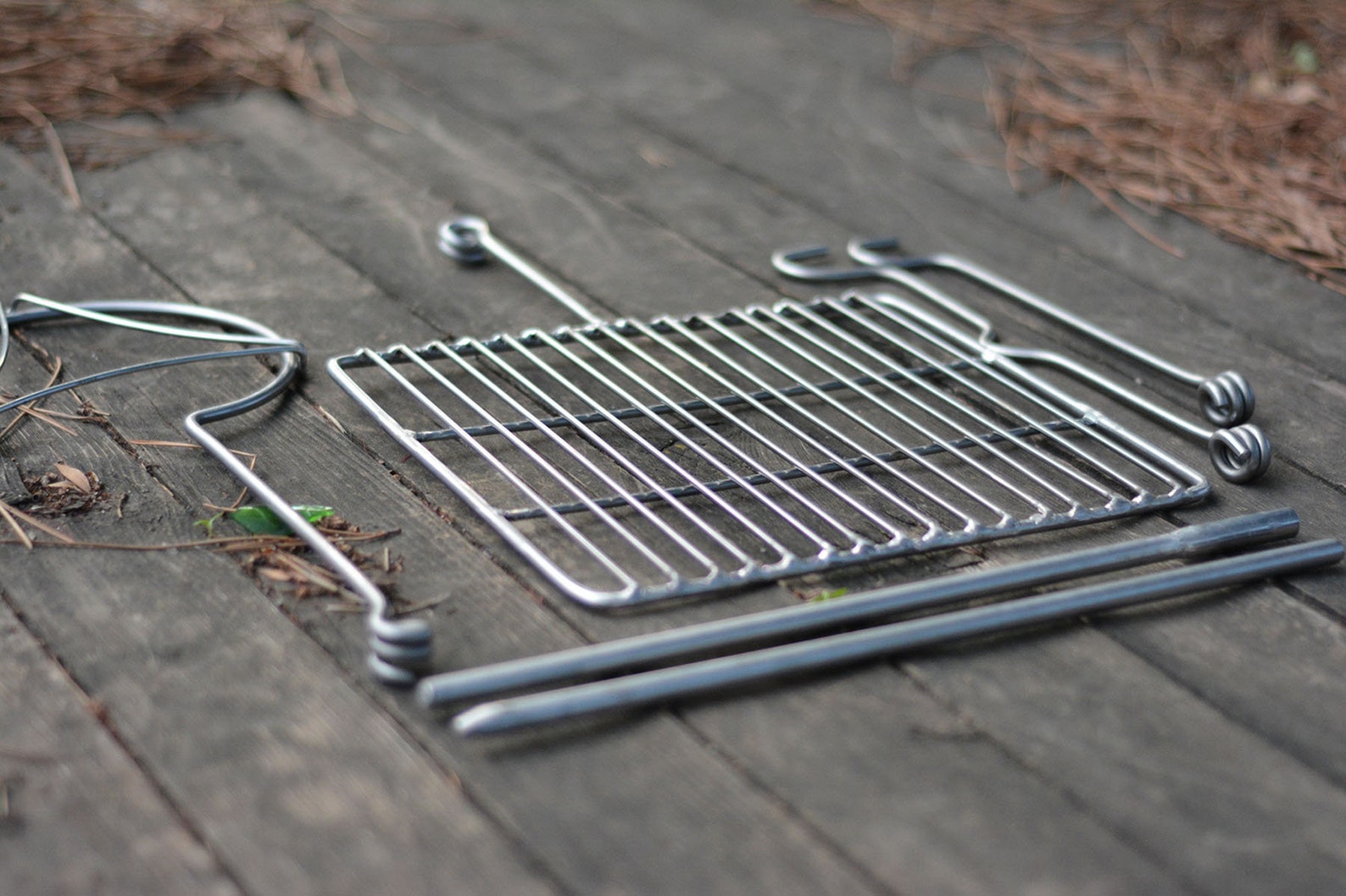 Big Bushcraft Grill With Beewaxed Canvas Carrying Bag - Camping ...