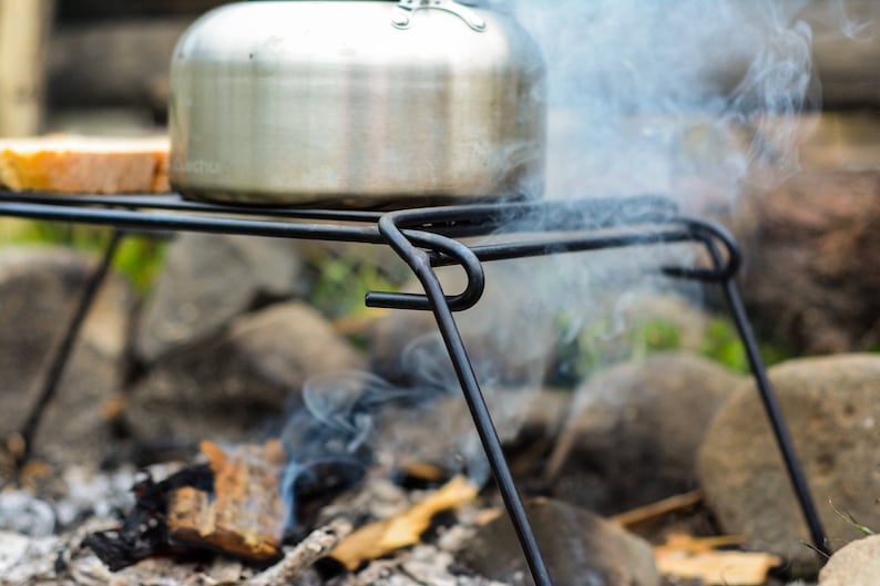 Bushcraft Grill With Canvas Carrying Case, Portable, Easy to Carry ...