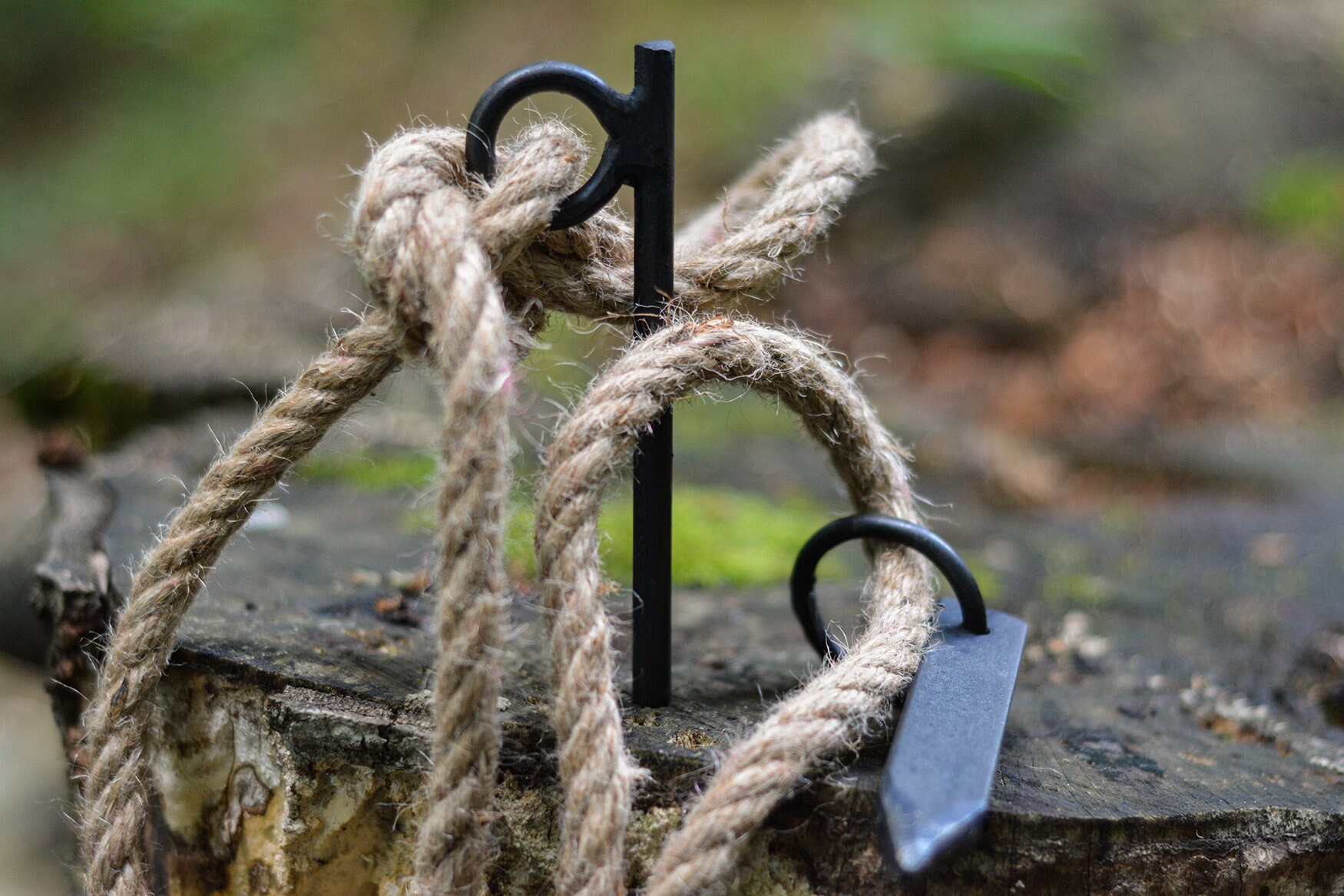 Timber and Log Carrier and Splitter Hand Forged Nails and ...