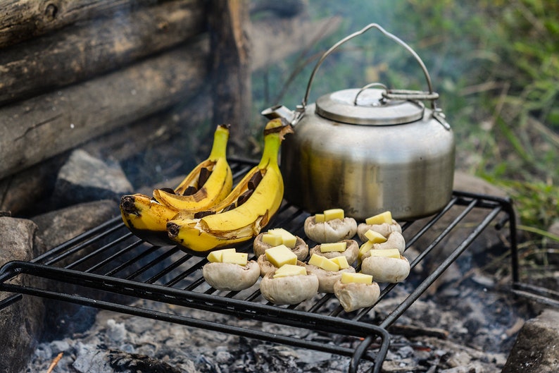 Bushcraft Grill With Canvas Carrying Case, Portable, Easy to Carry ...