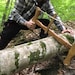 Small Bow Saw - Handmade Original Chestnut Bucksaw. Bushcraft, Outdoors ...