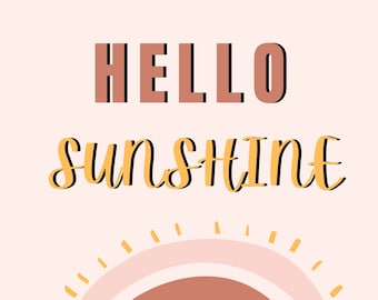 Hello Sunshine Classroom Decor - Etsy