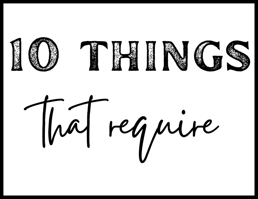 10 Things That Require ZERO Talent Classroom Poster Etsy 10-things-that-require-zero-talent-classroom-poster-etsy