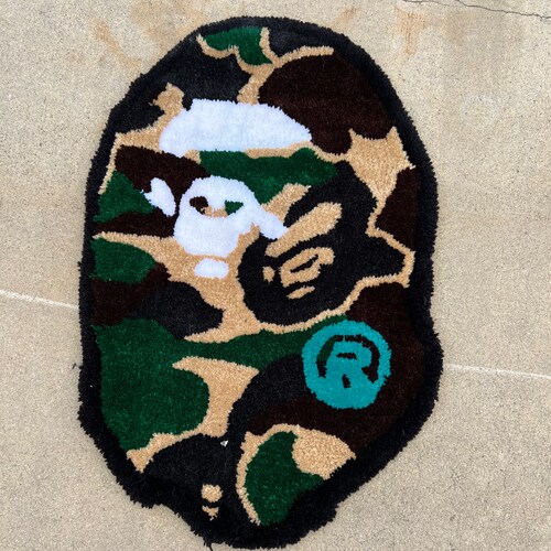 Bape X Kaws Style Rug - Etsy