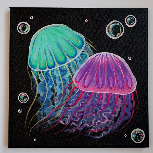 Jellyfish Paintings - Etsy