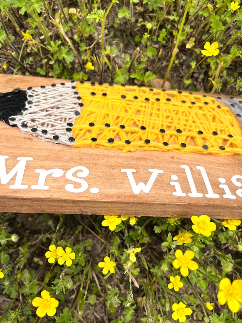 Teach Appreciation String Art Pencil - Etsy