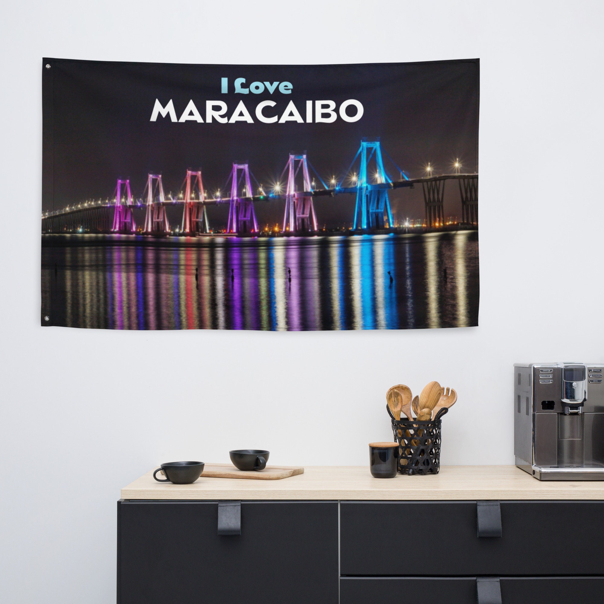 I Love Maracaibo Flag, Maracaibo, Venezuela, I Love Maracaibo, Puente ...