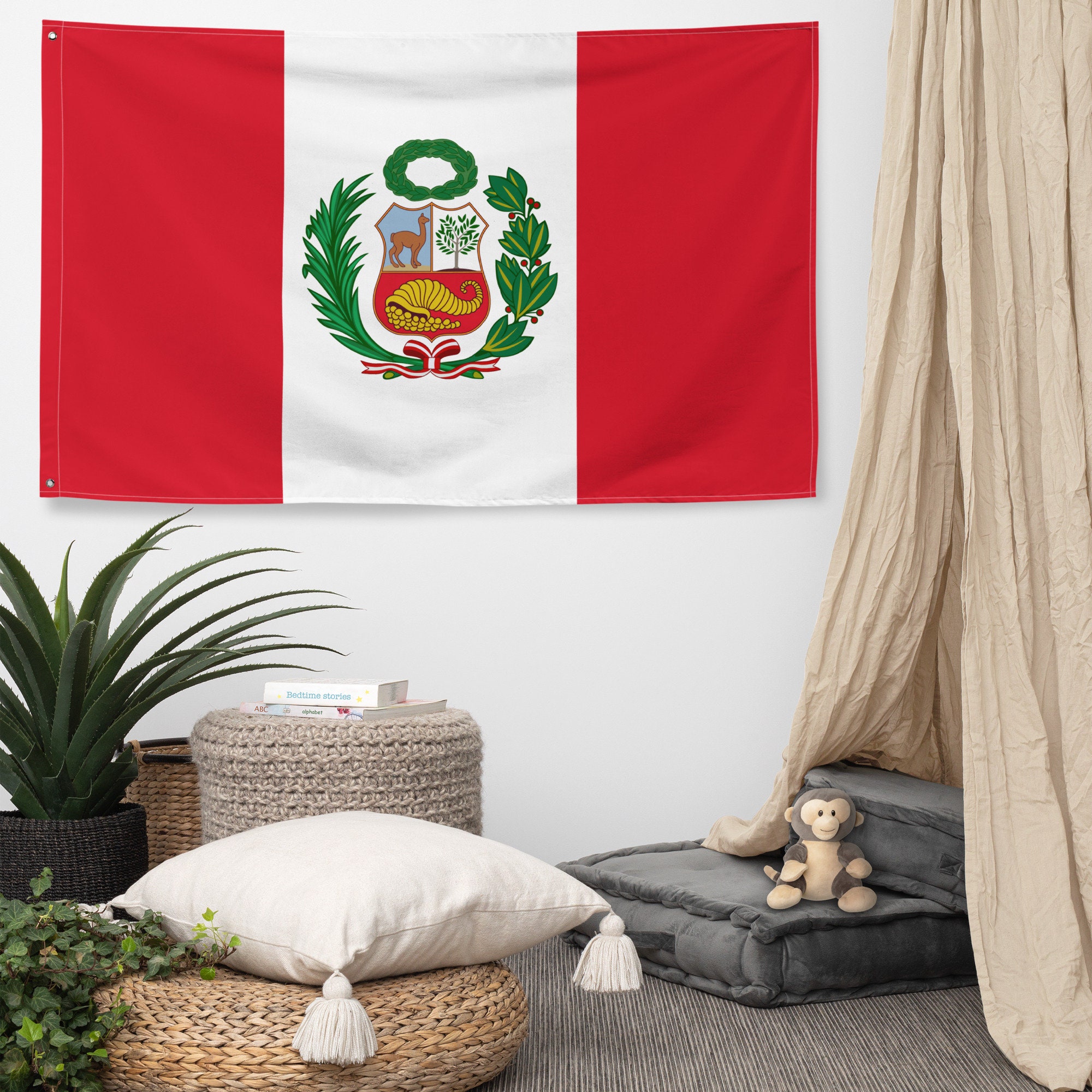 Peru Flag, Peruvian National Banner, Peru Country Flag, National Flag ...