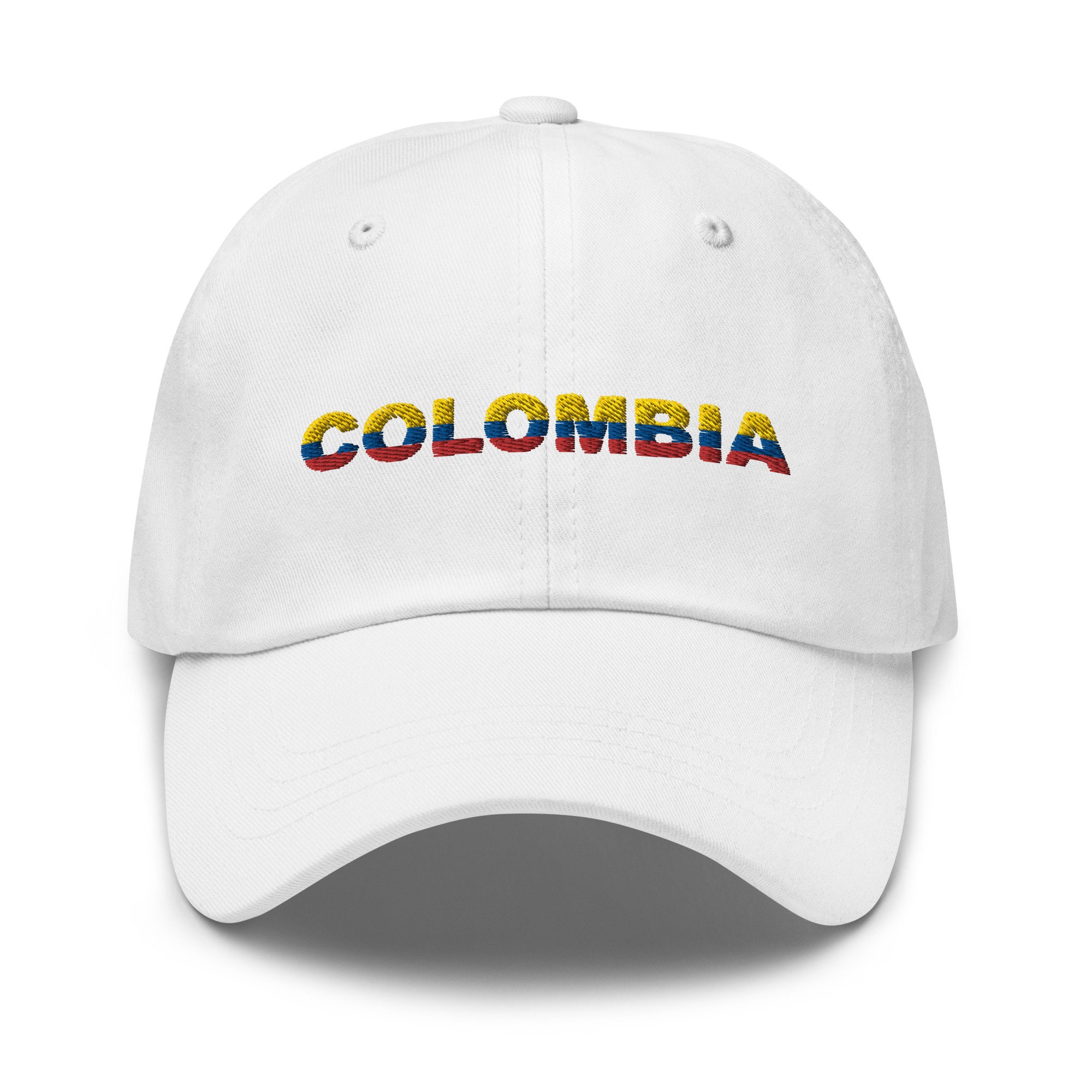 Colombia Embroidered Adjustable Dad Hat, Colombian Girl Latina Power ...