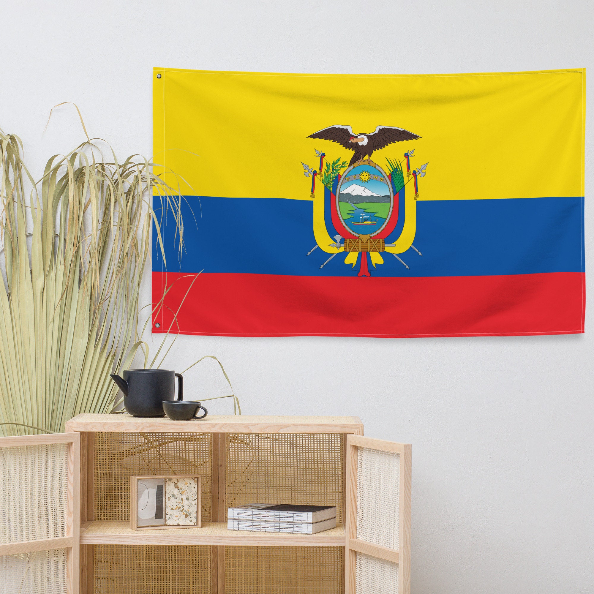 Ecuador Flag, Ecuador National Flag, Ecuadorian Nation Country Banner ...