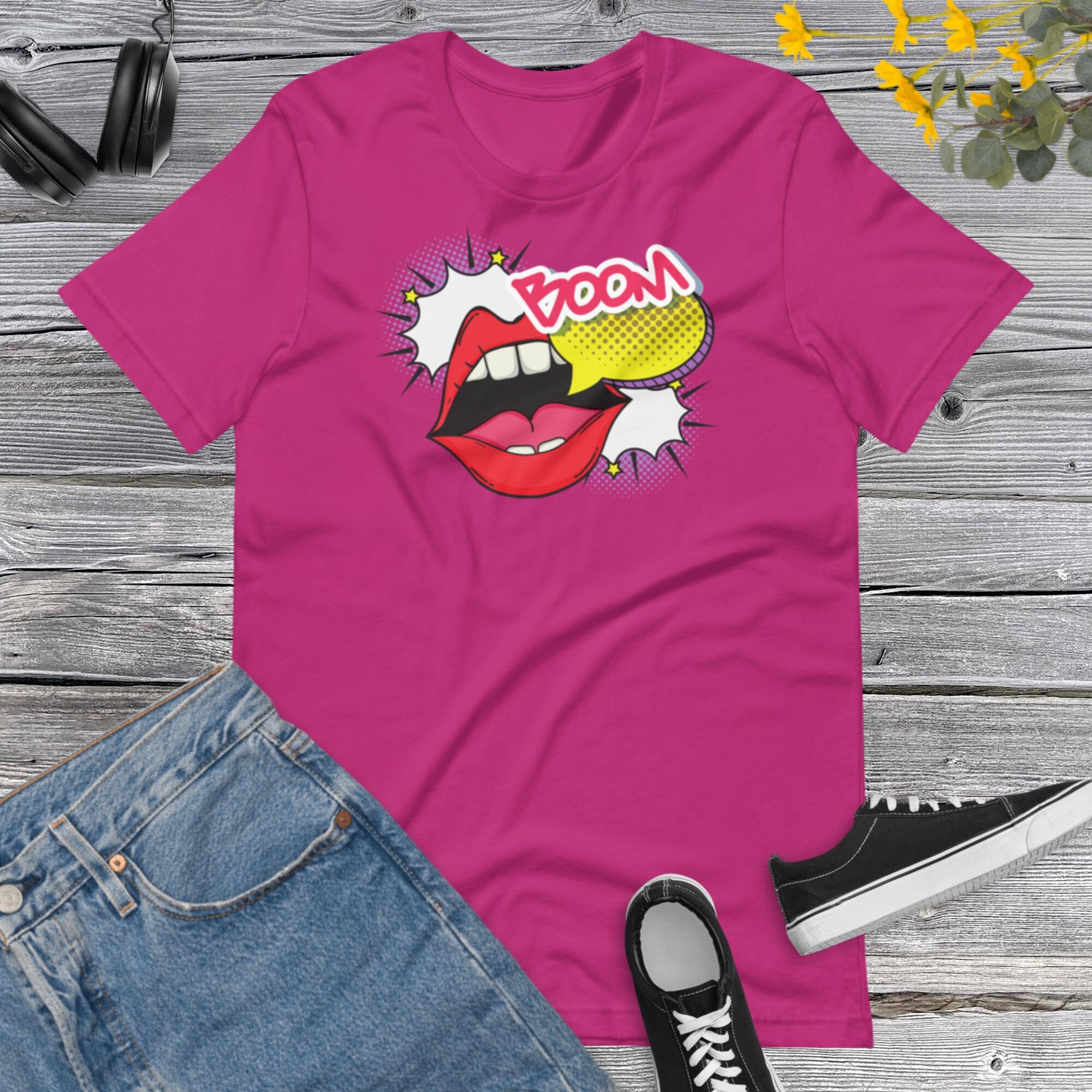 Boom Pop Art, Retro Boom, Retro Comic Style, Graphic Shirt , American ...