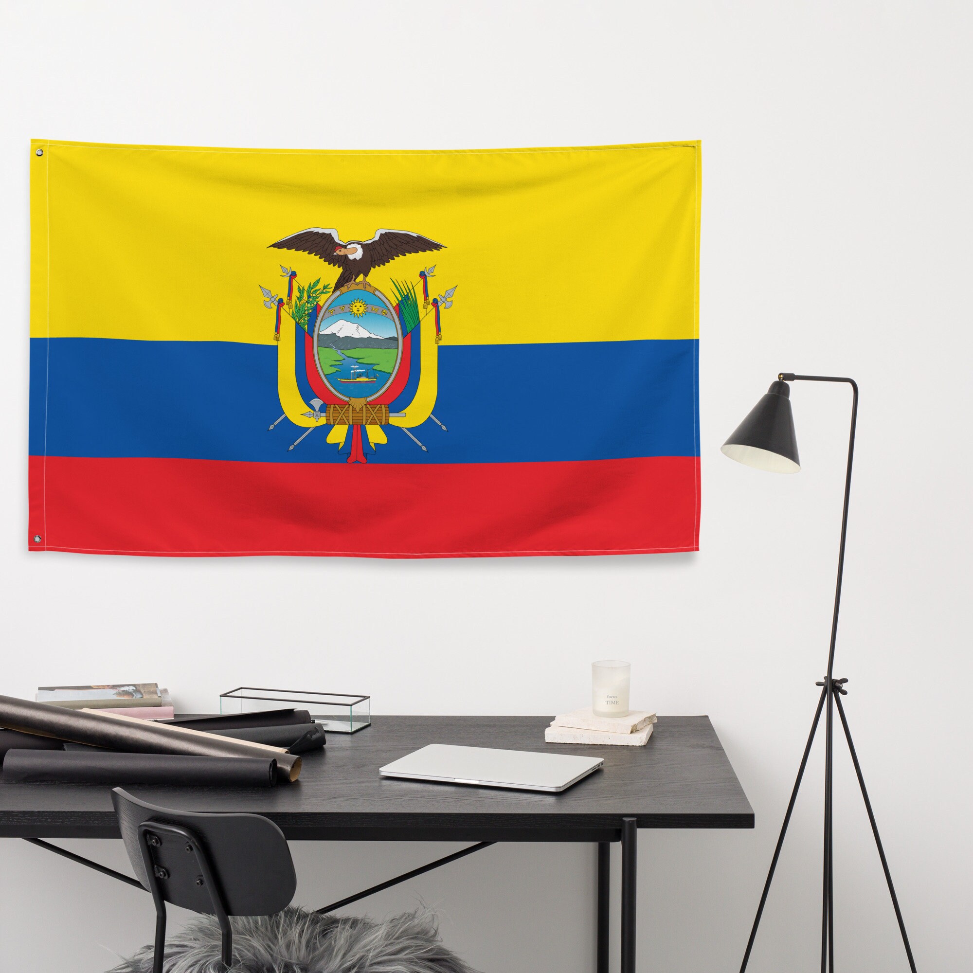 Ecuador Flag, Ecuador National Flag, Ecuadorian Nation Country Banner ...