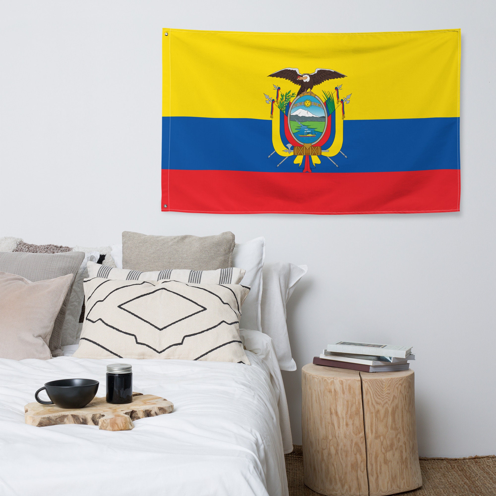 Ecuador Flag, Ecuador National Flag, Ecuadorian Nation Country Banner ...
