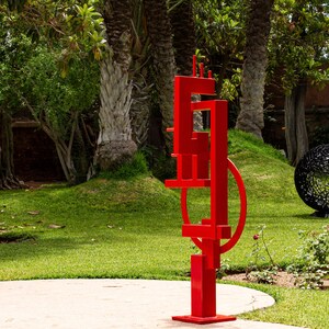 Yard Sculpture/statue/steel Sculpture/red Sculptures/garden Sculpture ...