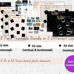 Printable Vision Board Poster - Etsy