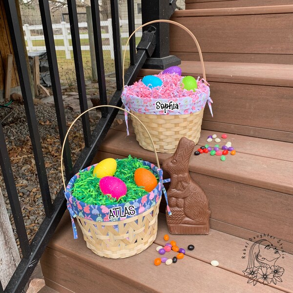 Lined Easter Basket - Etsy