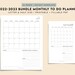 Simple Monthly Planner for 2022 & 2023, Fillable Schedule Planner ...