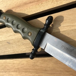 Alce Muela Stainless Steel RUKO Fixed Blade Knife Made in Spain With 5. ...