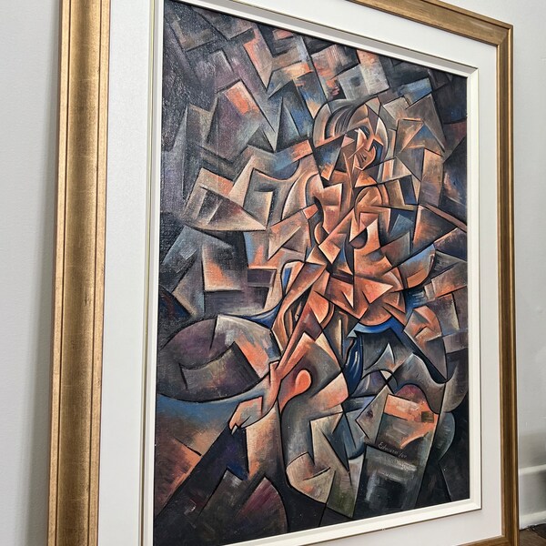 Cubist Abstract - Etsy