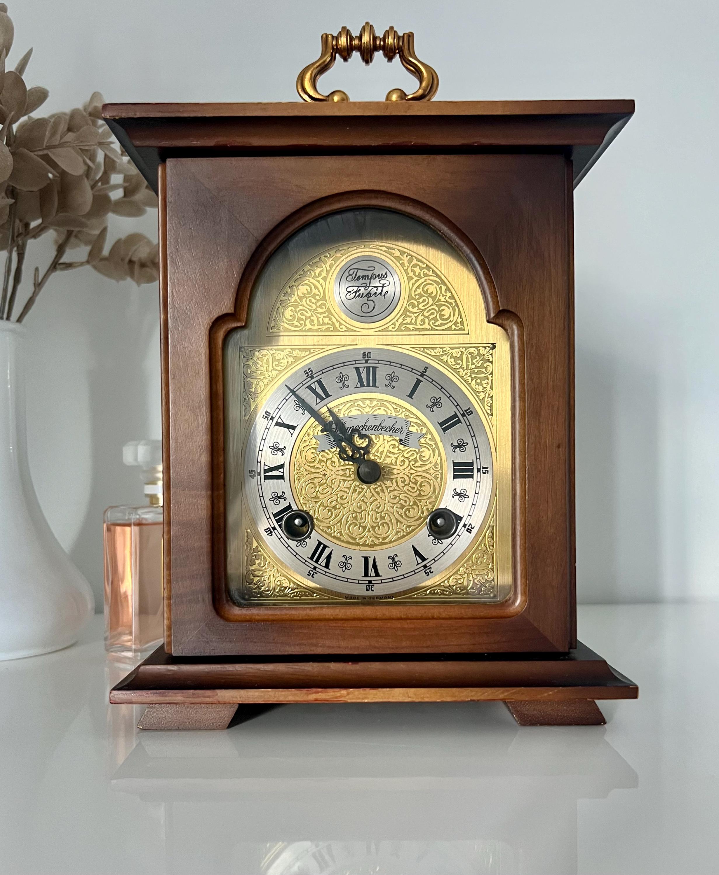 Tempus Fugit Wind up Dual Chime Emil Schmeckenbecher Germany Cuckoo ...