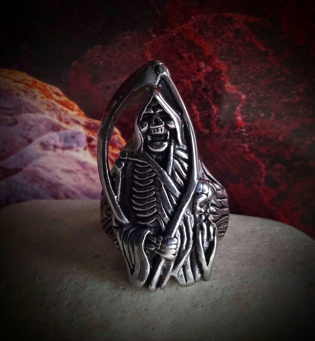Grim Reaper Occult Spellcast Haunted Ring Spirit Vessel Spirit Keeper ...
