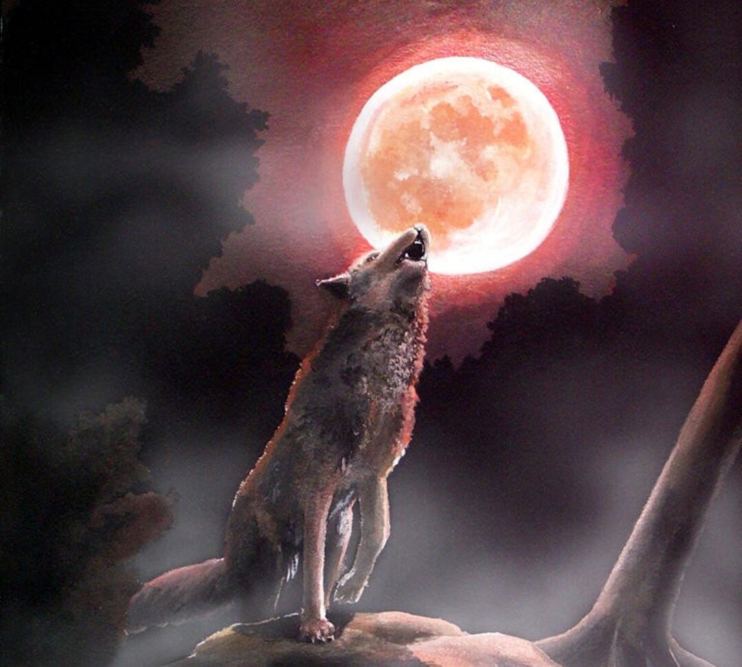 Werewolf Blood Moon Lunar Eclipse Occult Spellcast - Etsy